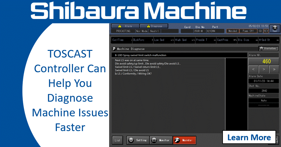 How Shibaura Machine's TOSCAST Controller Can Help You Diagnose Machine ...